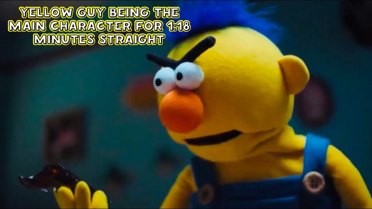Yellow guy being the main character for 1:18 minutes straight - YouTube