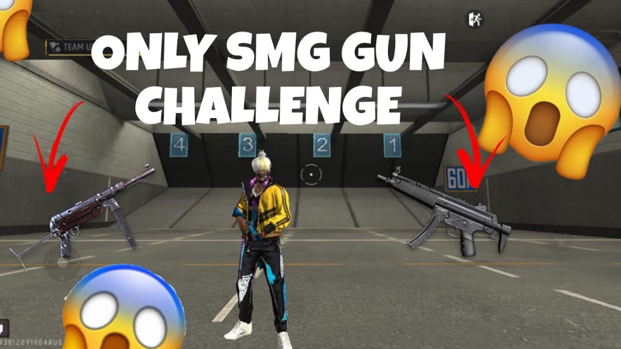 Only SMG gun challenge in free fire - YouTube