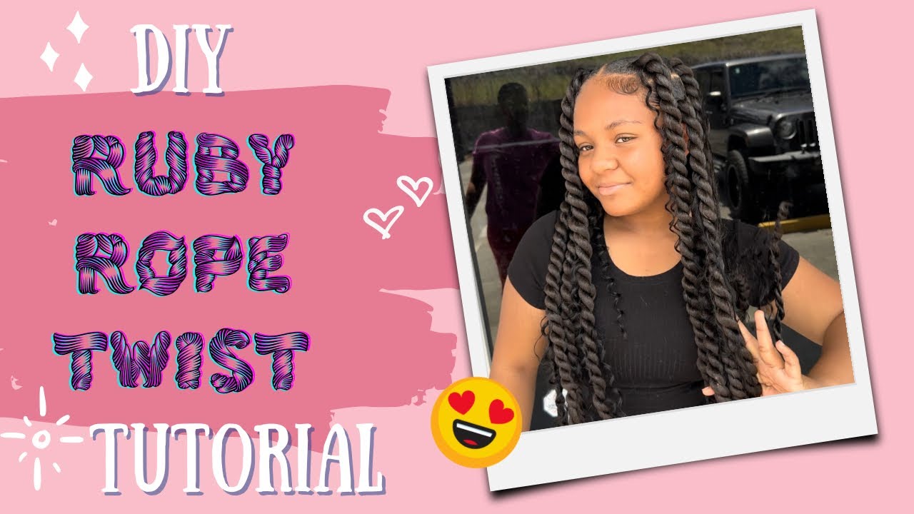 Ruby Rope Twist Tutorial DIY(Easy) - YouTube