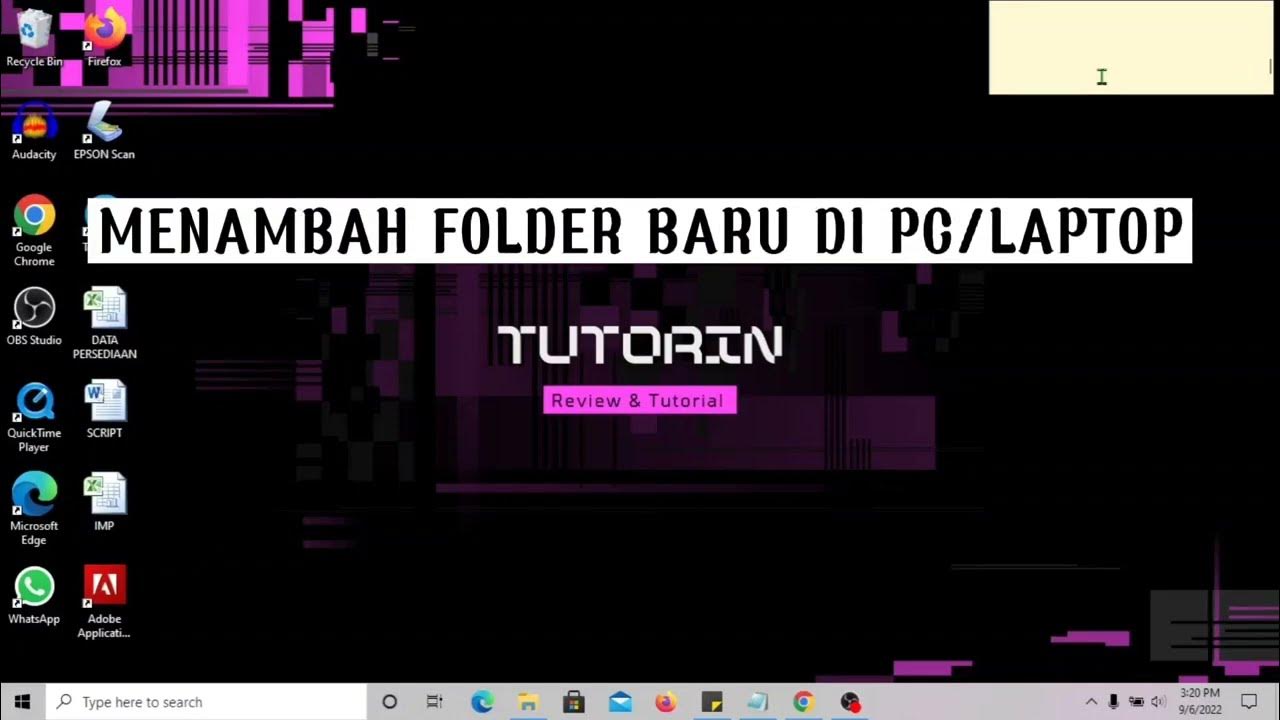Cara Membuat Folder Baru di Laptop dan Komputer Windows 7,8,10,11 - YouTube