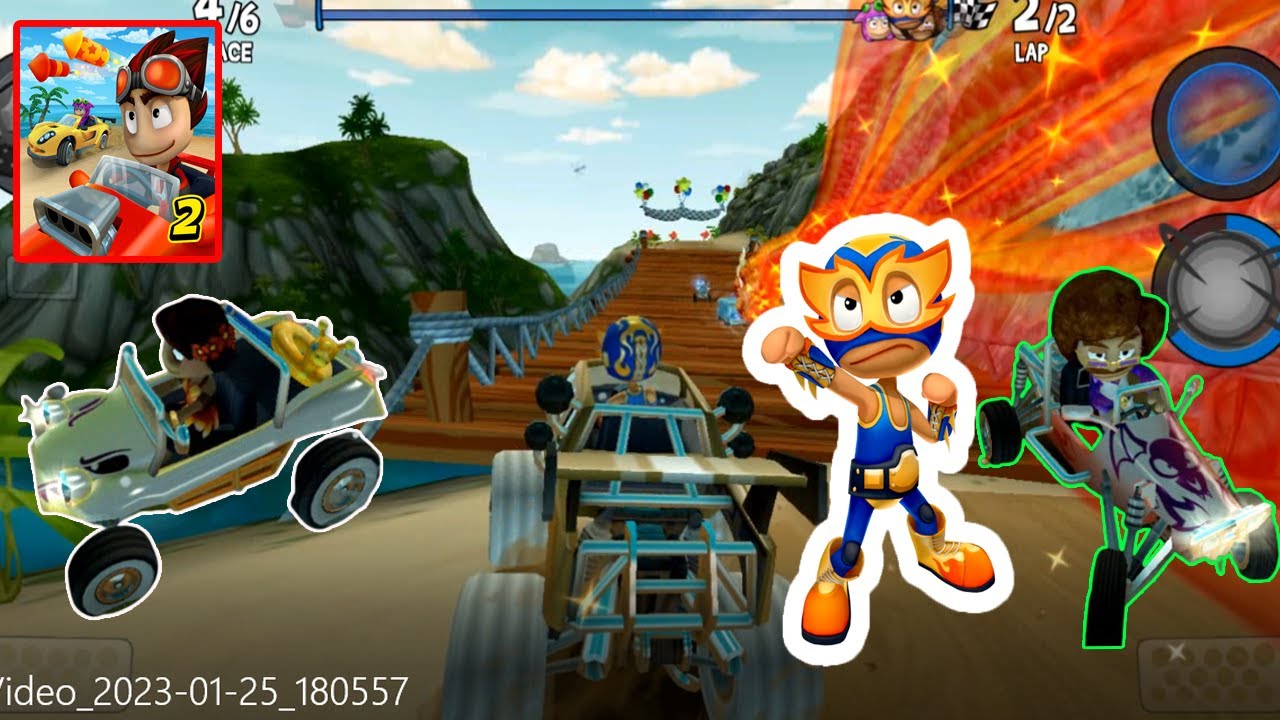 El Zipo test Rock stomper beach buggy racing Phonehd game - YouTube