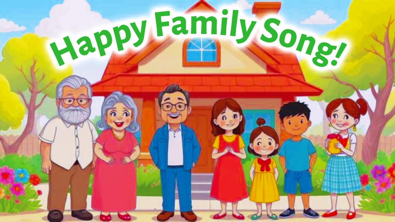 My Family Song | Family Members Rhyme for Kids | Happy Family - YouTube