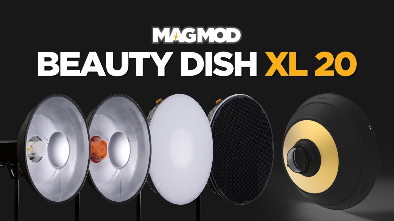 Say Hello to the Ultimate Beauty Dish – MagMod Beauty Dish XL 20 - YouTube