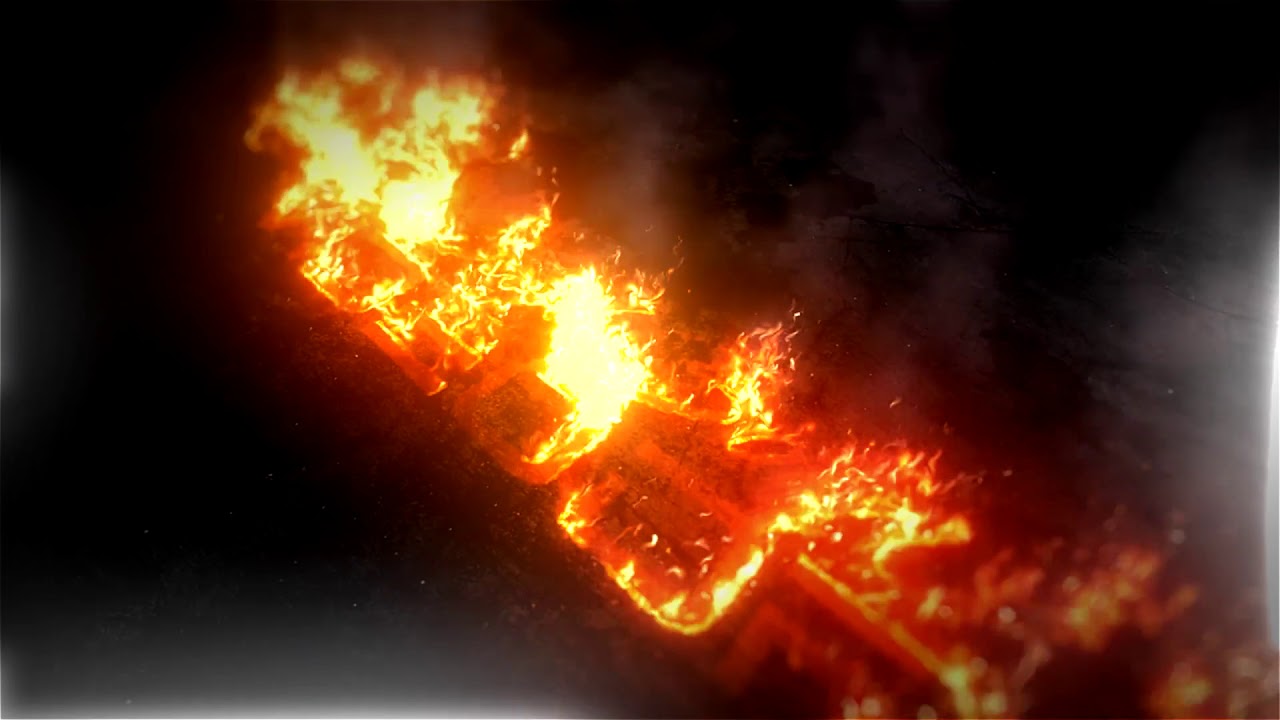 fire logo for After Effect Template - YouTube