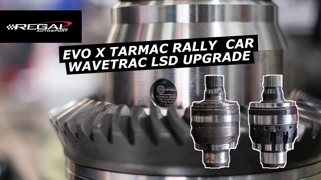 Mitsubishi EVO X Wavetrac LSD Upgrade for a Tarmac Rally Car - YouTube