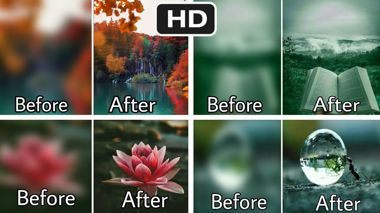 How to convert low quality images to high quality | Increase clarity in ...
