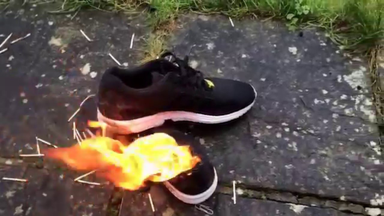 Burning The Adidas ZX Flux Sneaker - YouTube