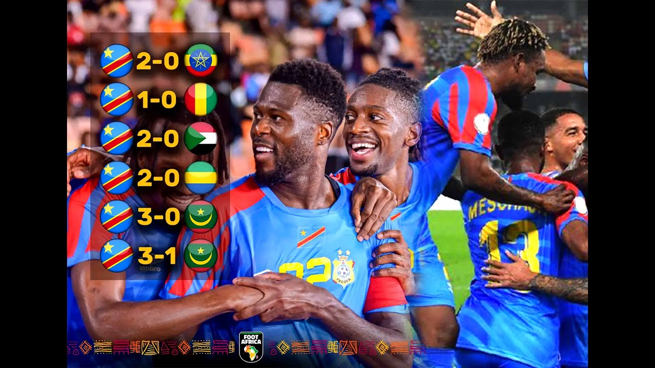 CARTON PLEIN POUR LES LEOPARDS DEUX MATCHS DEUX VICTOIRES RDC VS GUINÉE 1 0 , ETHIOPIE VS RDC 2 ...