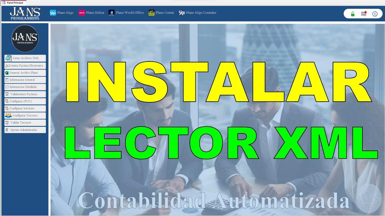 COMO INSTALAR LECTOR XML COMPRAS @JANSCONSULTING - YouTube