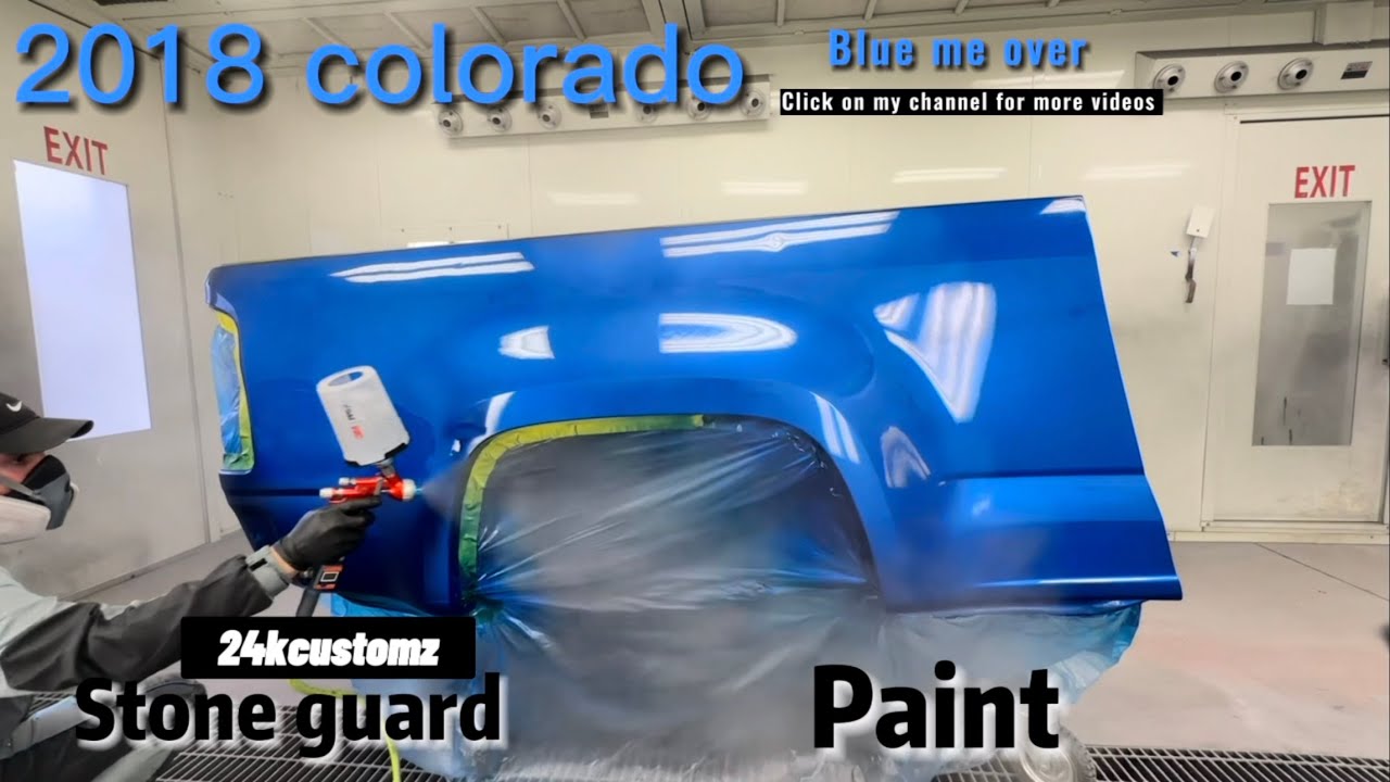 2018 Chevy colorado stone guard and paint - YouTube