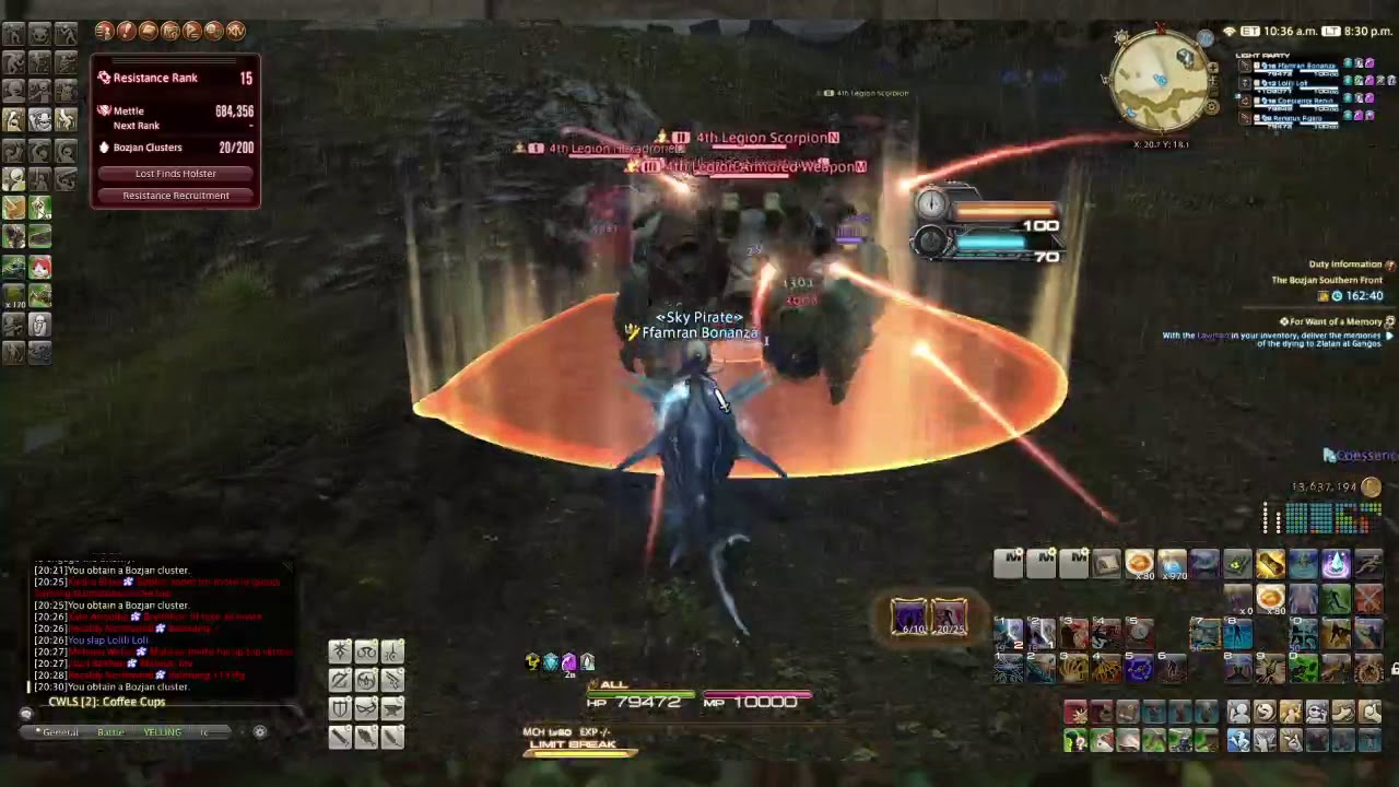 bozja cluster farming - YouTube