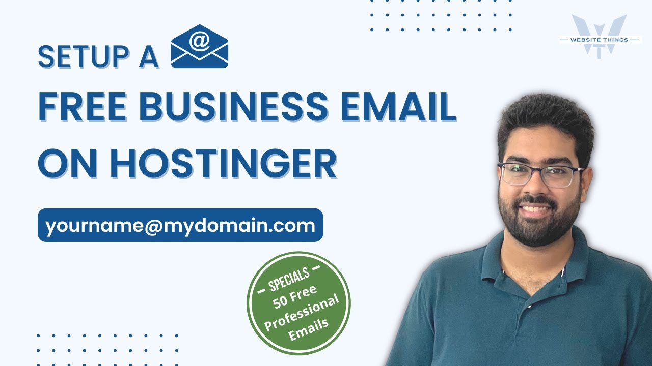 😍 FREE Business Email with Hostinger Hosting! Up to 5️⃣0️⃣ FREE Domain ...