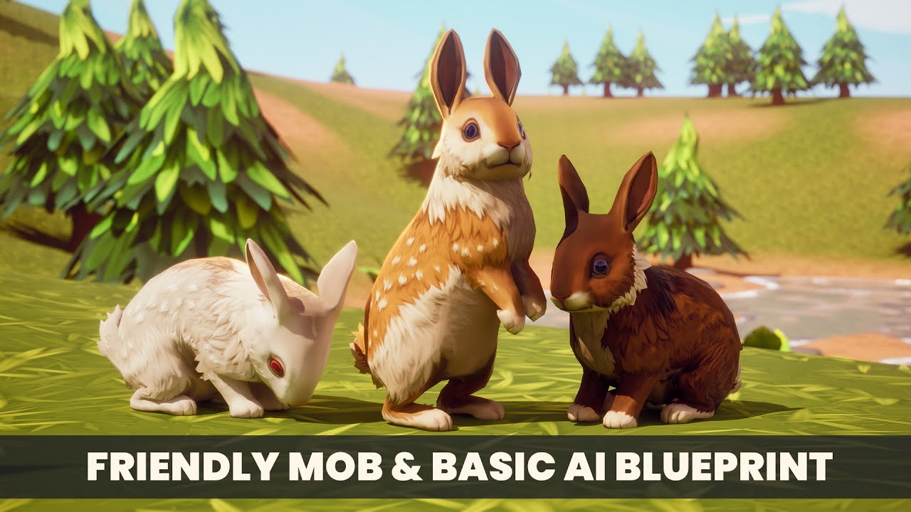 Game-Ready Stylized Rabbit Critter Mob | ASSET OVERVIEW - YouTube