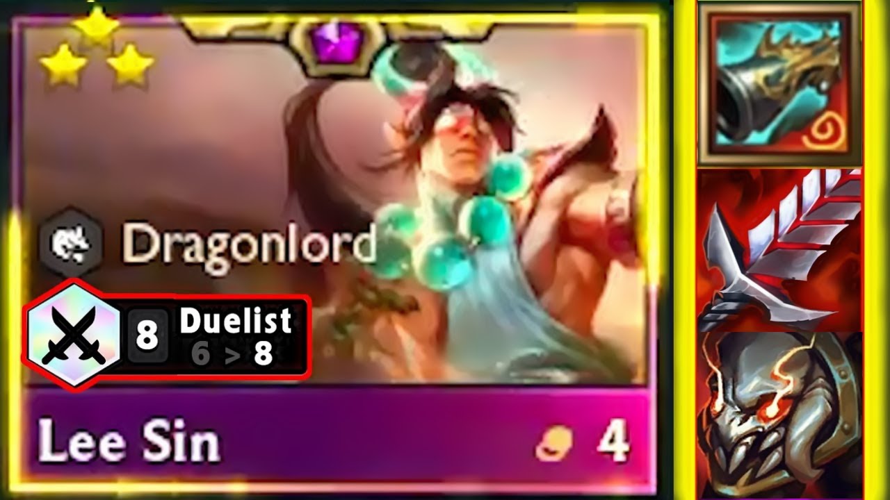 Lee Sin⭐⭐⭐ * 8 Duelist * ! | TFT Set 11 - YouTube