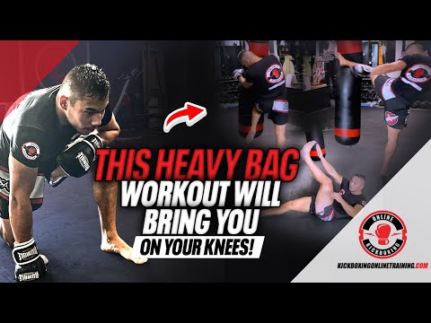 Muay Thai and Kickboxing 35-Minute Heavy Bag Workout Class