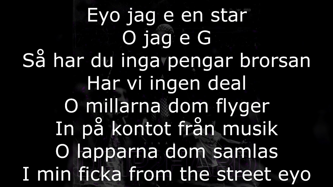 Einár - Drip 2 Hard (Official instrumental + Lyrics) - YouTube