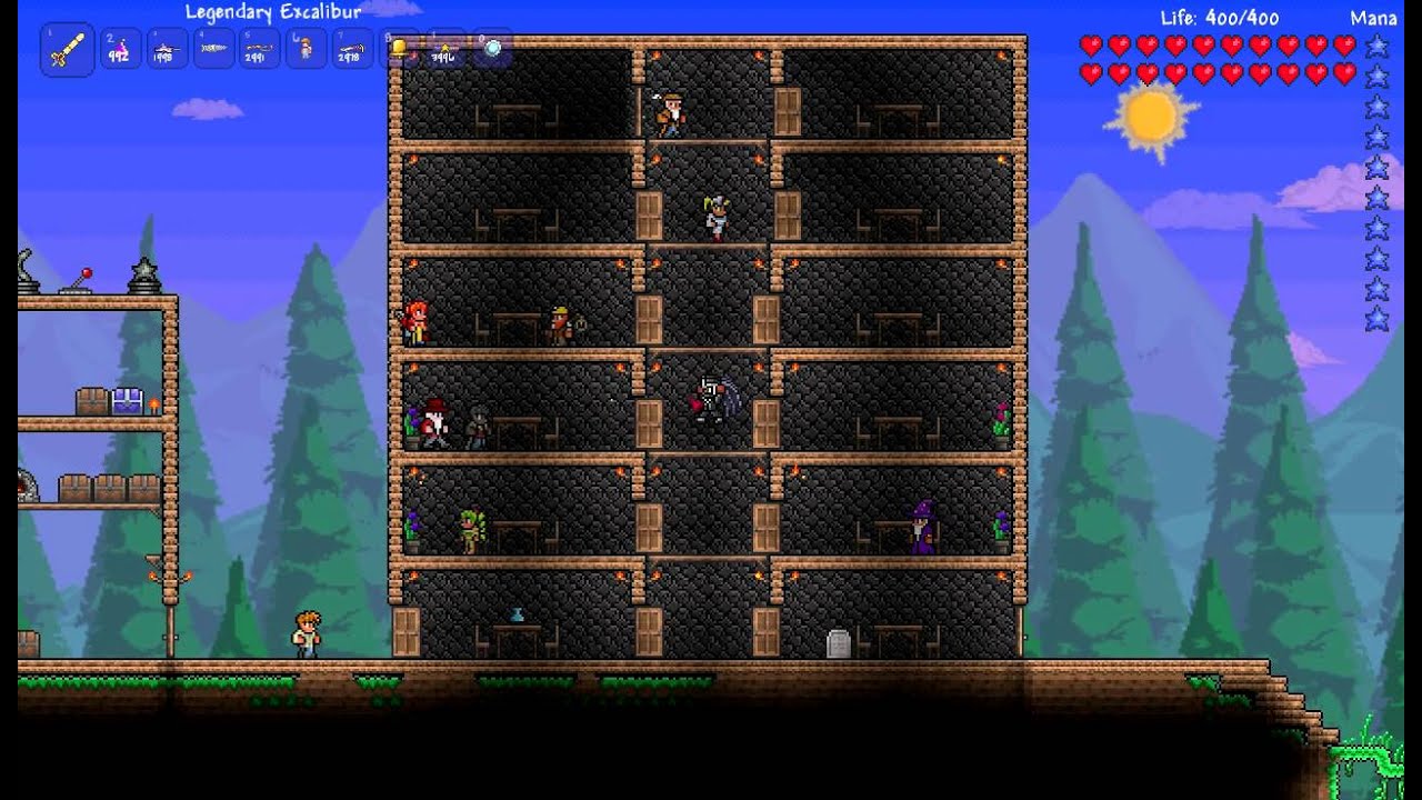 terraria apartments - YouTube