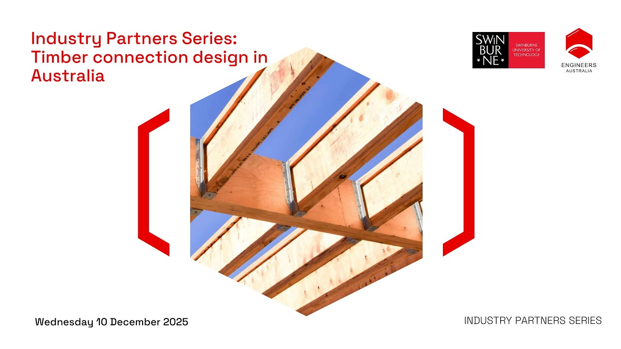 Industry Partners Series: Timber connection design in Australia - YouTube
