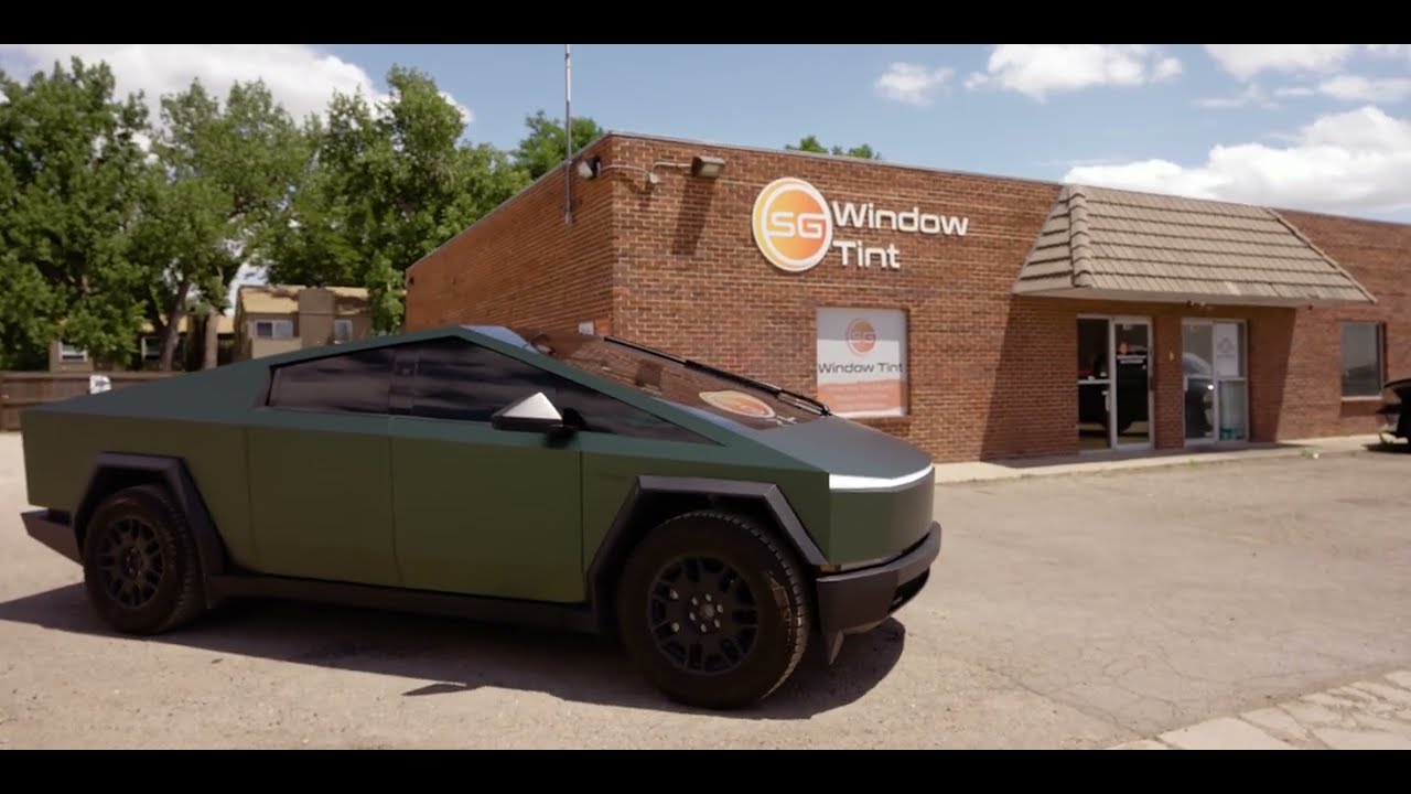 SG Window Tint Cyber Truck Wrap | Window Tint | Ceramic Coating - YouTube