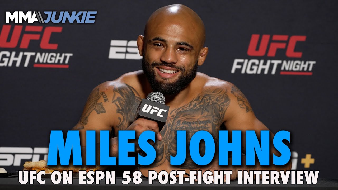 Miles Johns Calls for UFC Main Event With Ricky Simon | UFC on ESPN 58 ...