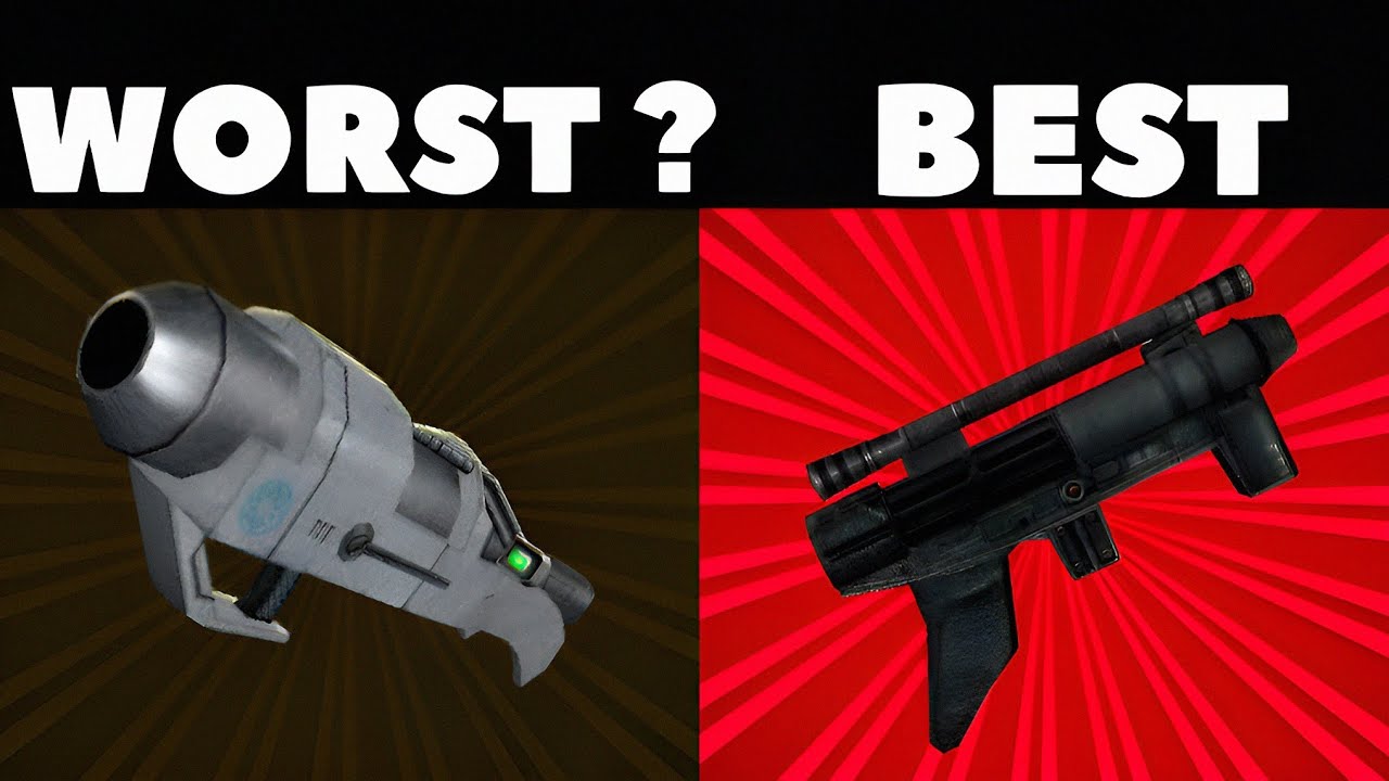 All Unlockable Weapons In Classic Battlefront 2 RANKED From WORST to ...