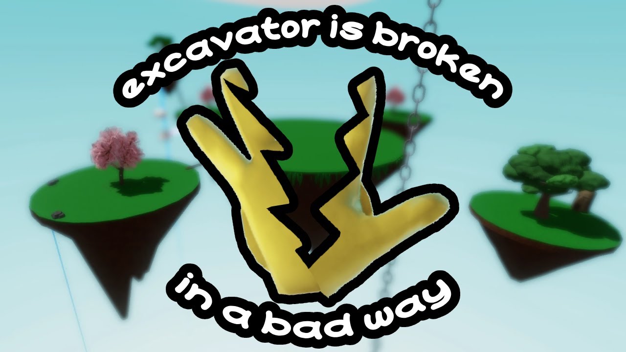 excavator is broken (in a bad way) | slap battles - YouTube