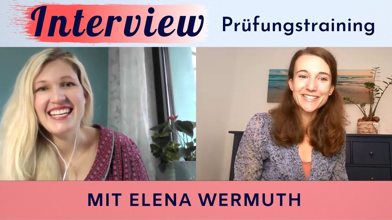 DEUTSCHPRÜFUNG BESTEHEN B1|B2|C1 - Interview mit der telc Prüfungstrainerin Elena Wermuth - YouTube