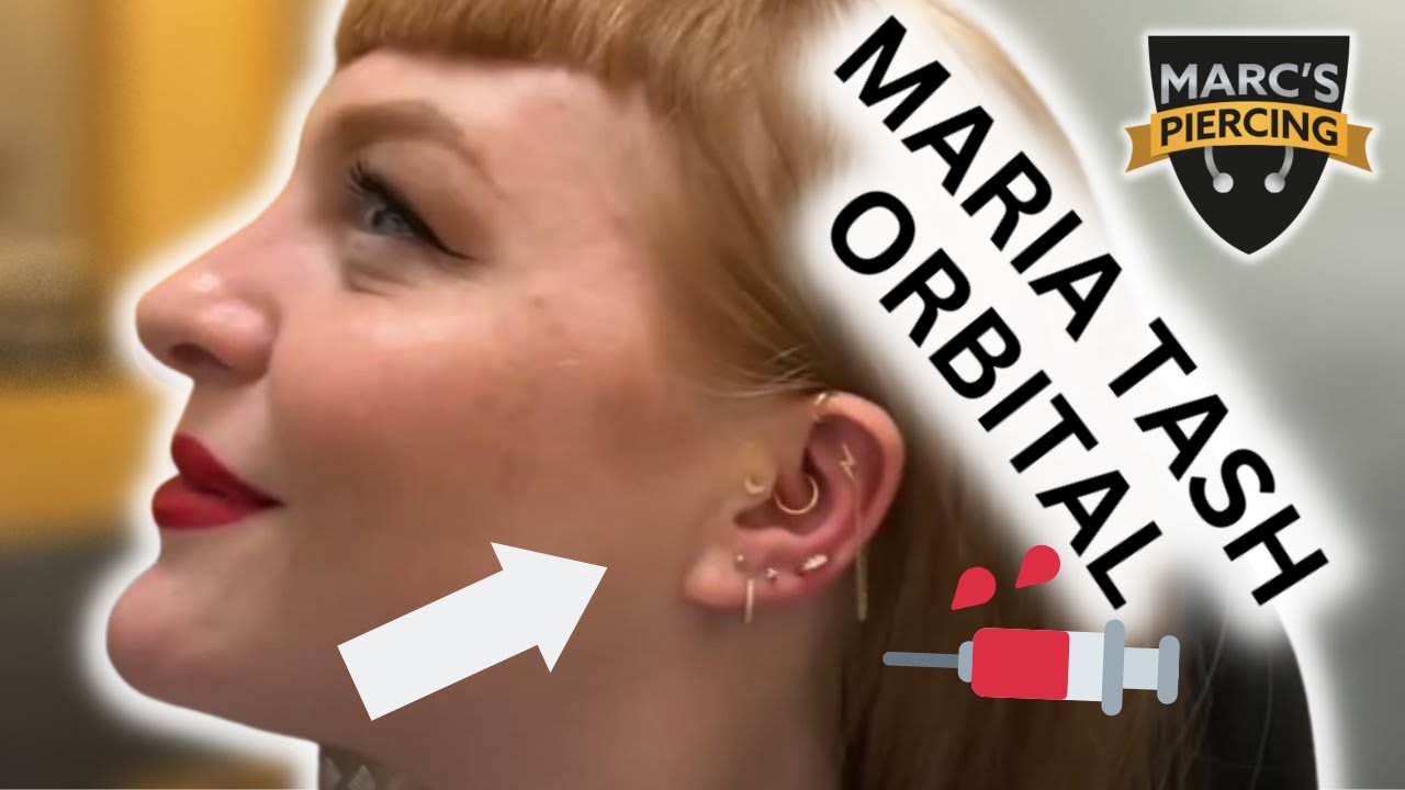 Maria Tash SPECIAL Princess Diamond 💎 - Orbital Piercing - 💉 Marc's ...