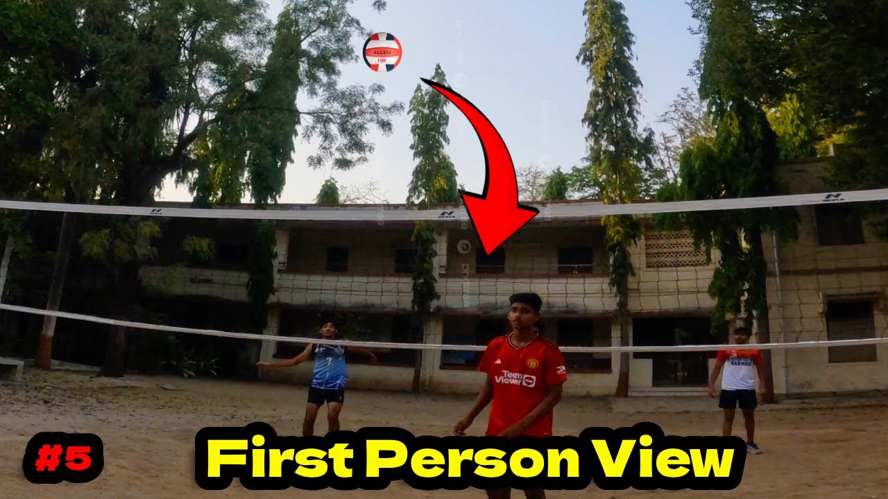 First Person View || Pov Volleyball Match || Go pro Pov Libero @anand ...