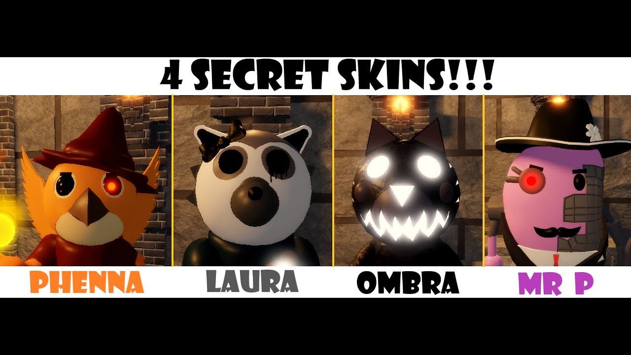 HOW TO GET 4 SECRET SKINS IN ROBLOX PIGGY! - YouTube