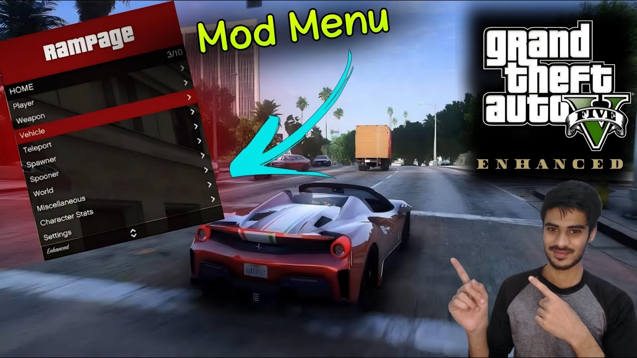 How to Install MOD MENU in GTA5 Enhanced pc! - YouTube