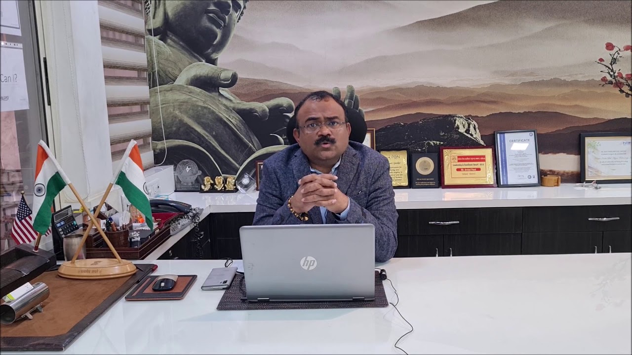 Few words as Most Admired Global Indian - 2020 - Dr. Arvind Patel - YouTube