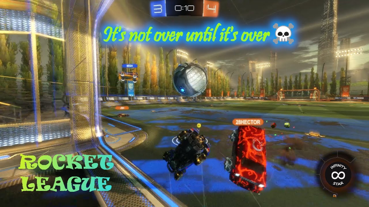 *Don't miss the end* Dramatic match finish in Rocket League #NeverQuit ...