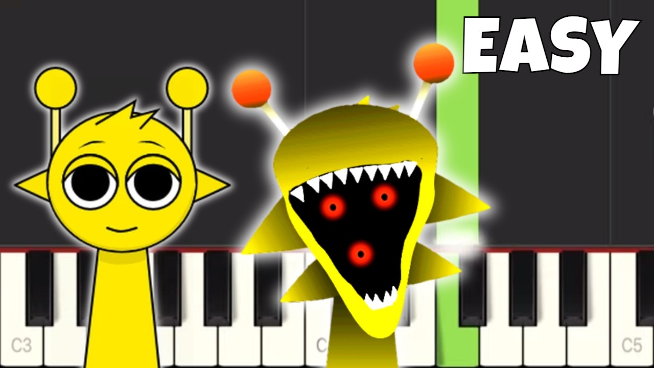 Sprunki Phase 1,2,3,4 & 5 on Piano - YouTube Music