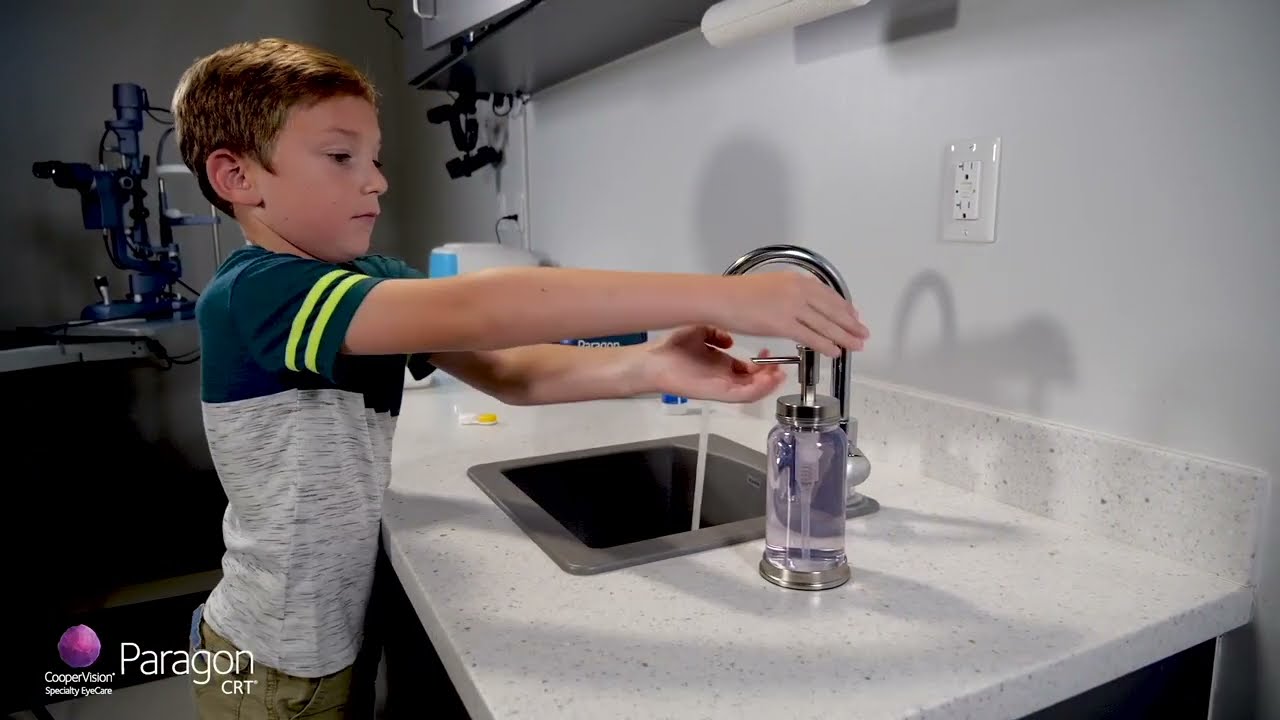 Paragon CRT® Lens Application and Removal - YouTube