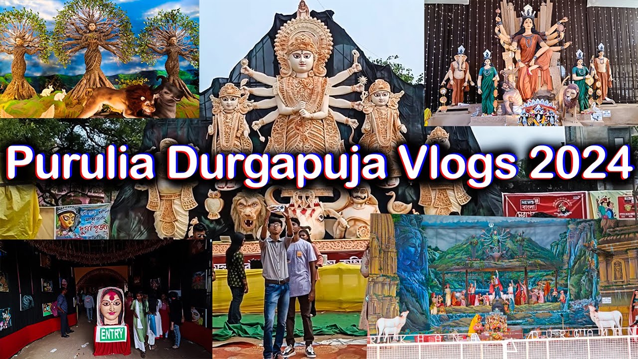 Durga Paja Porikroma || Purulia Durgapuja Vlogs 2024 || UB Online Vlogs ...