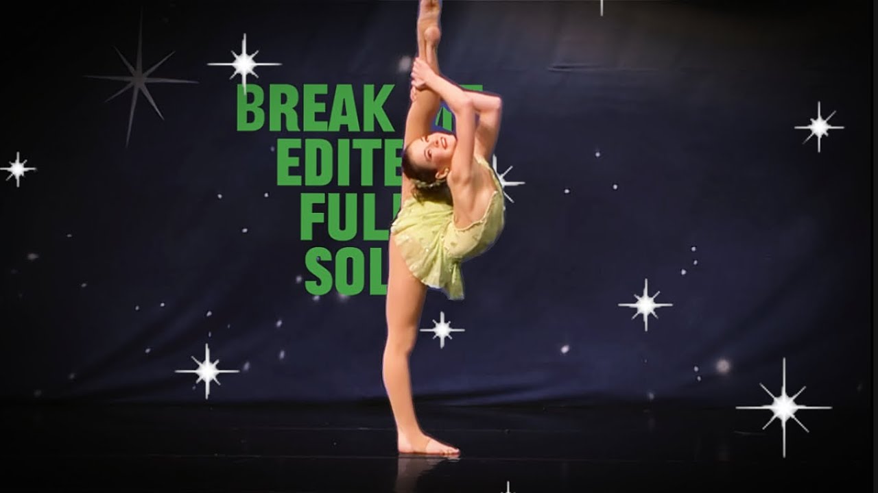 | Break Me Edited Full Solo | Brooke Hyland | Dance Moms | - YouTube