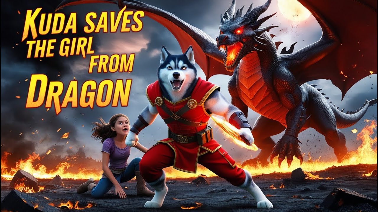 Watch How Brave Kuda Saves the Girl from Dragon - YouTube