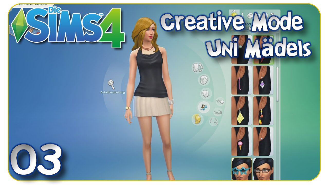 Die Sims 4 - Creative Mode: Uni Mädels Umstyling #03 Genevieves neuer ...
