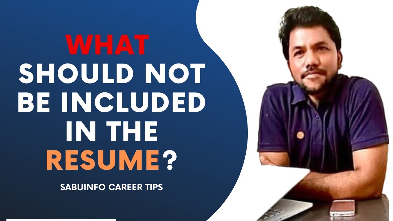 What Should Not Be Included In The Resume YouTube what-should-not-be-included-in-the-resume-youtube