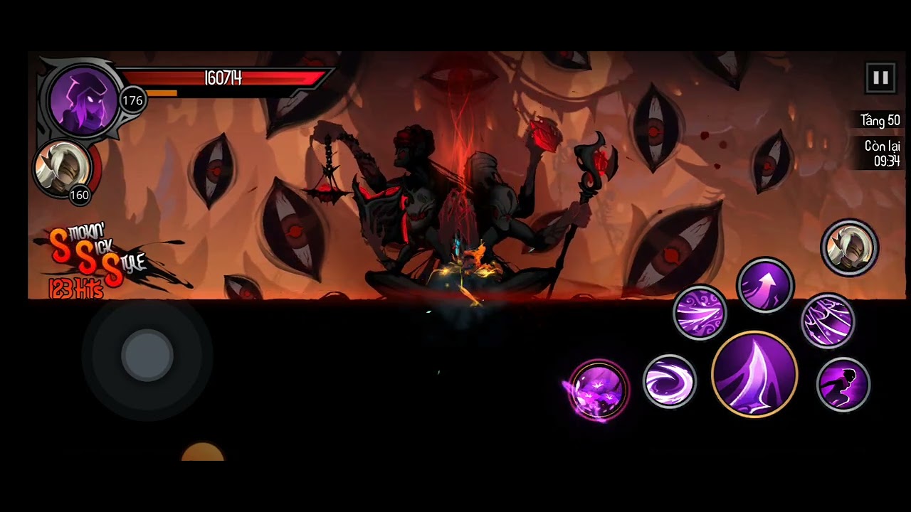 shadow knight : velora full dame tháp địa ngục 49 50( khó) - YouTube
