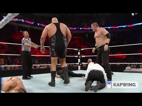 Big Show KO Punches to Roman Reigns
