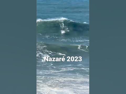 Nazaré big wave 09.01.23 #portugal #bigwave #2023 #surf #short ##shorts ...