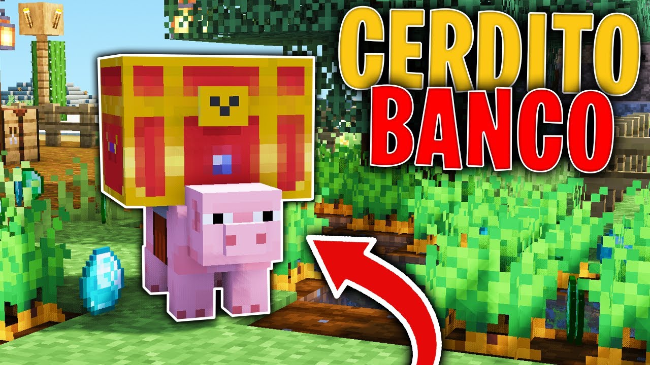👉 Encontramos al CERDITO BANCO de MINECRAFT DUNGEONS en MINECRAFT 1.16 ...
