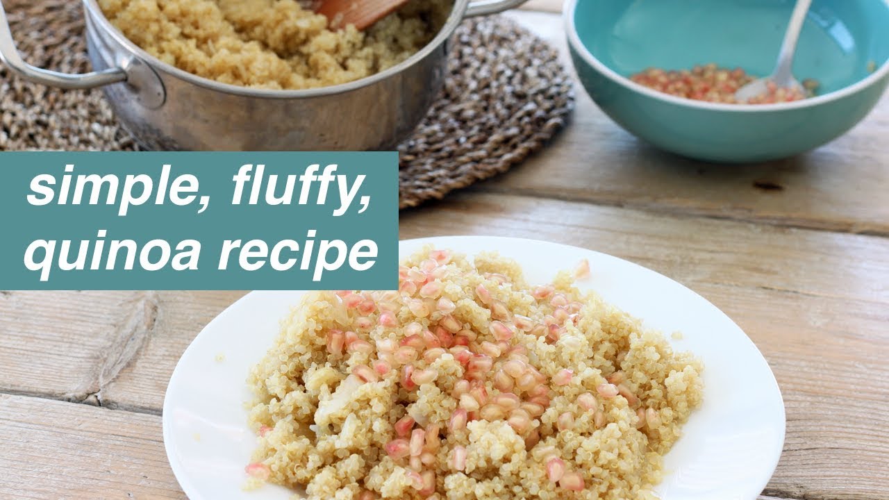 SIMPLE, FLUFFY QUINOA RECIPE - YouTube