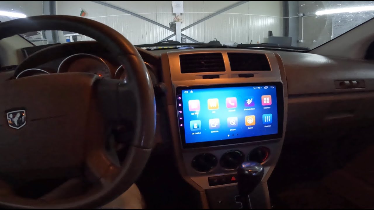 9 Inch Car Android System Navigation In Dodge Caliber 2008 - YouTube