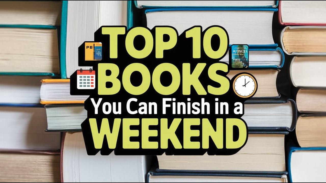 Books You Can Read On Weekends || Weekend Reads Recommendations [short ...