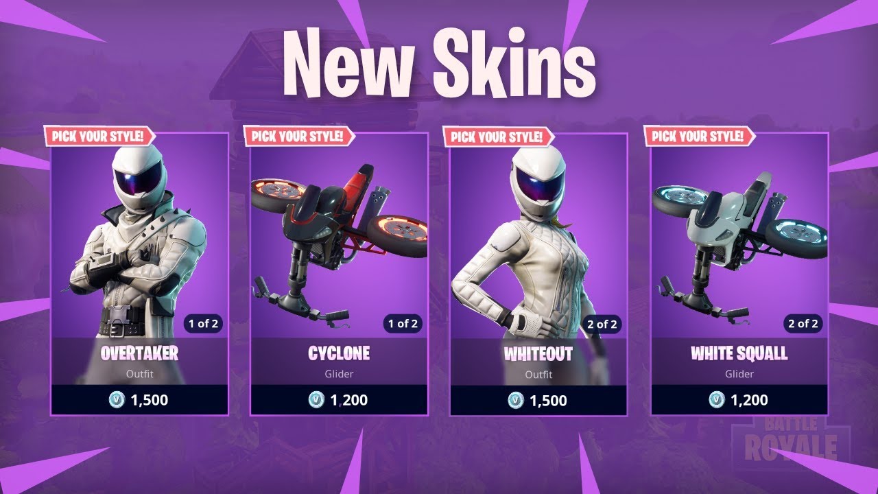 Fortnite | New Overtaker & Whiteout Skin | 2800+ Kills - YouTube