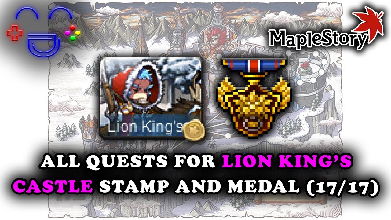 Lion King's Castle Maple Guide Quests Maplestory - YouTube