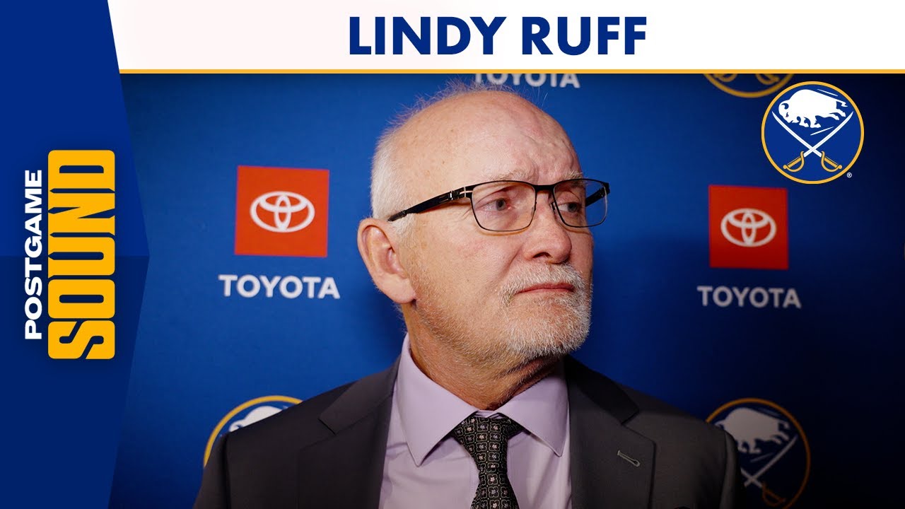 Buffalo Sabres Coach Lindy Ruff After 3-1 Loss To Vegas Golden Knights ...